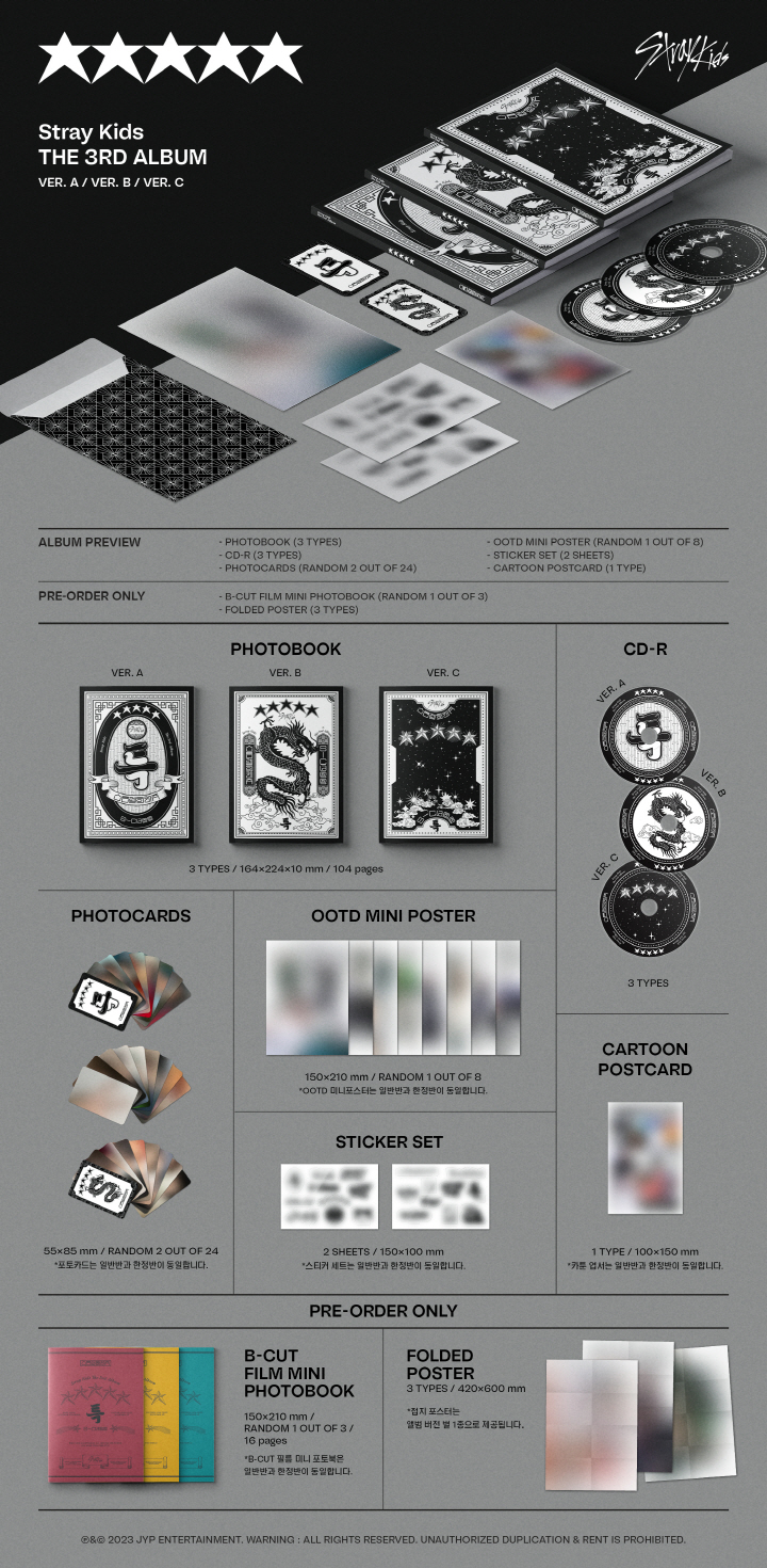 Stray Kids - ★★★★★ (5-STAR) - Album Vol.3 > TAIYOU